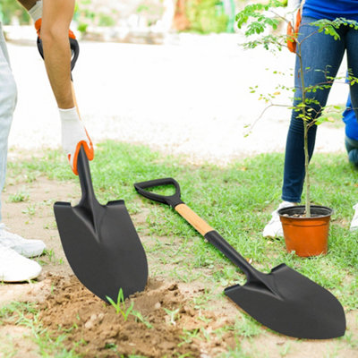 Serrated garden spade store