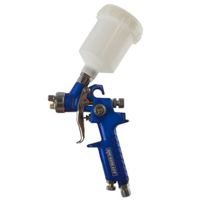 Mini Spray Gun Gravity Feed HVLP Touch Up Gun 0.8mm Nozzle 125ml Pot ...