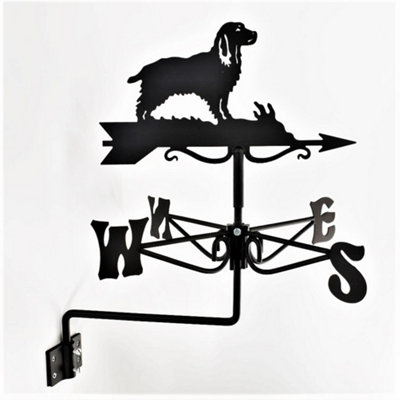 Mini Springer Spaniel Weathervane - Steel - L38 x W38 x H48.5 cm ...