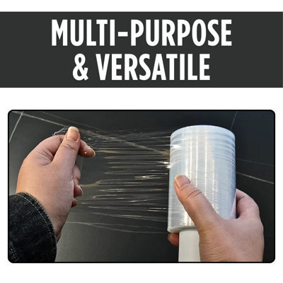 Mini Stretch Wrap Clear Shrink Film Handheld Pallet Rolls 100mm x 150m ...