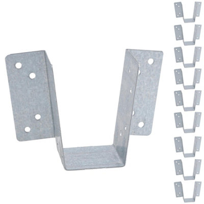 Mini Timber Wood Joist Hanger 38mm Decking Loft Galvanised Beam Holder 10PK
