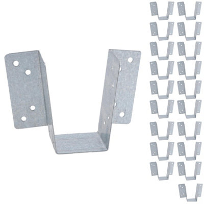 Mini Timber Wood Joist Hanger 38mm Decking Loft Galvanised Beam Holder 20PK
