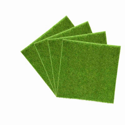 Miniature Dollhouse Artificial Turf Grass for Landscaping(30x30cm)