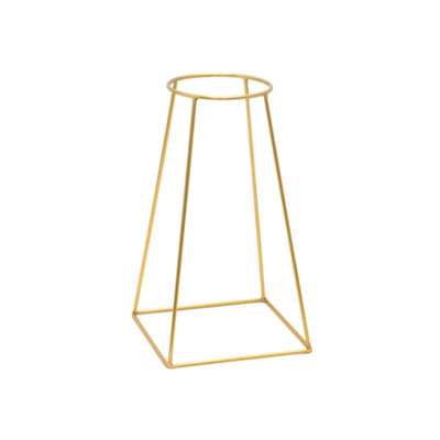 Minimo Plant Stand - Iron - D20 x W20 x H40 cm - Gold | DIY at B&Q