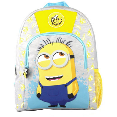Minions Childrens/Kids Character Backpack Grey/Yellow (One Size)