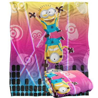 Minions Rave Blanket White (One Size)