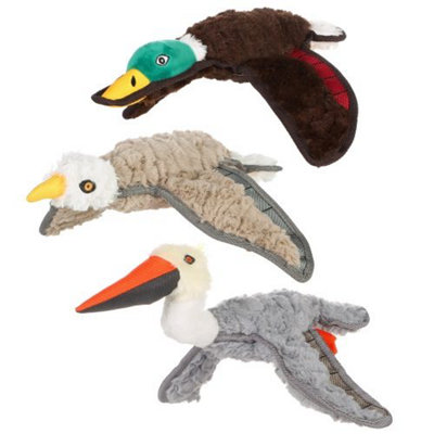 Ministry Of Pets Bird Plush Toys Squeaker (Pack of 3)