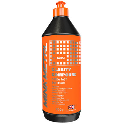MINK METAL CLARITY COMPOUND, CAR POLISH, COARSE POLISHING, FLATTING ...