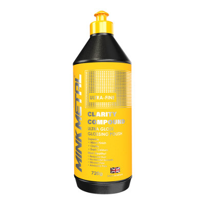 MINK METAL CLARITY COMPOUND CAR POLISH, ULTRA-FINE BUFFING, POLISHING ...