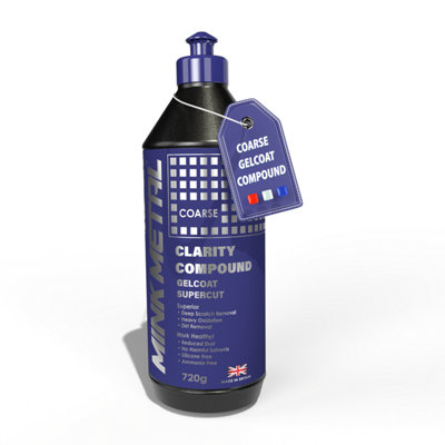 MINK METAL Clarity Compound, Coarse Polishing & Cutting Compound, 720g ...