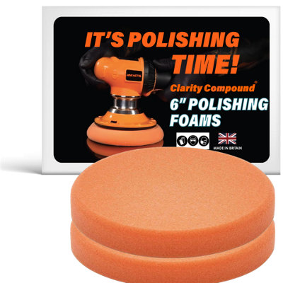 MINK METAL Clarity Compound Orange Polishing & Compounding Foam Pads ...