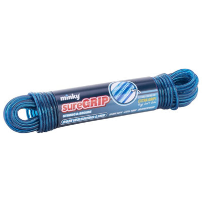 Minky Sure Grip Washing Line - 20m - Heavy Duty Clothes Washing Line ...