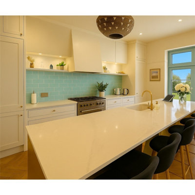 Mint Gloss Metro Tiles (150 Pack-3 Box-3m2 Coverage)-Kitchen-Premium ...