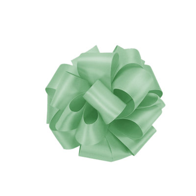Mint Green Double Sided Satin Ribbon Polyester Ribbon Roll, 50mm x 10 ...