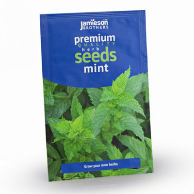 Mint Herb Seeds (Approx. 600 seeds) by Jamieson Brothers | DIY at B&Q