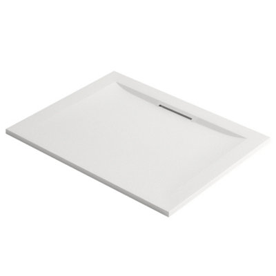 Mira 1200x760 Low Profile Flight Level Shower Tray with Waste - White ...