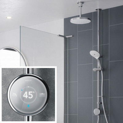 Mira Activate Digital Shower Dual Outlet Head Bathroom High Pressure ...