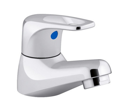 Mira Assist Lever Basin Pillar Taps Chrome Commercial Utility Taps - 1 ...