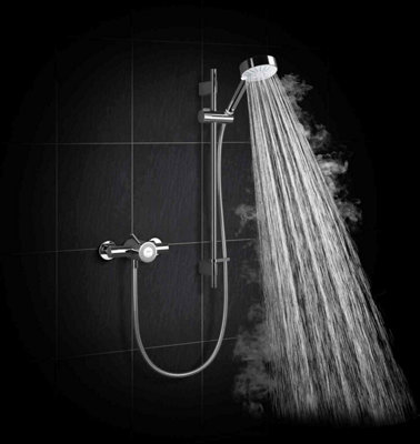 Mira Element Thermostatic Mixer Shower EV Exposed Valve Chrome WRAS 1. ...