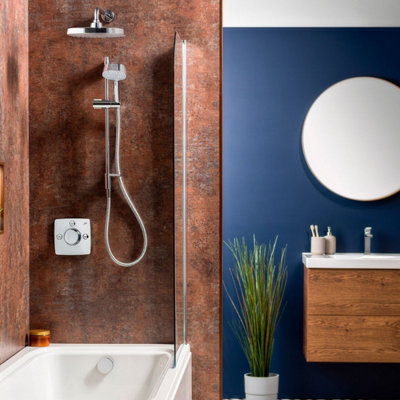 Mira Evoco Bath Filler & Dual Thermostatic Mixer Shower - Chrome 1.1967.009