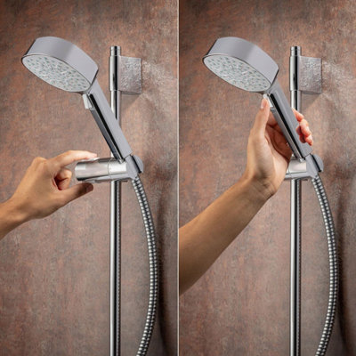 Mira Evoco Bath Filler & Dual Thermostatic Mixer Shower - Chrome 1.1967.009