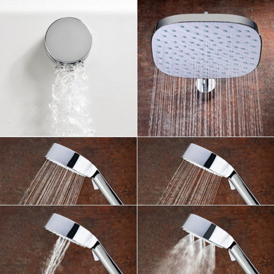 Mira Evoco Bath Filler & Dual Thermostatic Mixer Shower - Chrome 1.1967.009