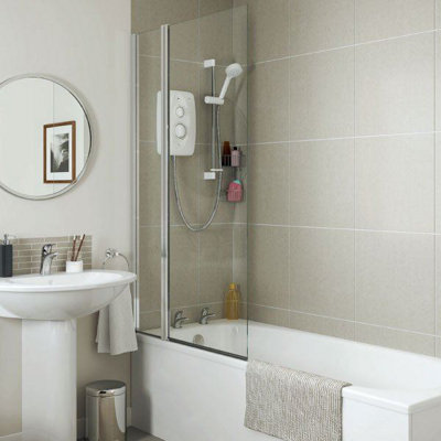 Mira Jump Electric Shower 10.8kW White & Chrome Modern Bathroom 1.1788.012