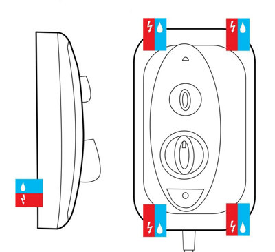 Mira Jump Electric Shower 8.5kW White & Chrome 1.1788.010
