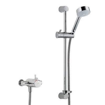 Mira Miniduo EV Exposed Thermostatic Mixer Shower Valve 133 - 153mm ...
