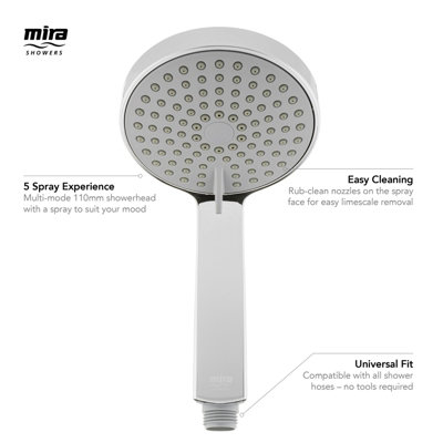 Mira Miniduo EV Exposed Thermostatic Mixer Shower Valve 133 - 153mm ...