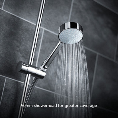 Mira Relate ERD Mixer Shower Thermostatic Fixed Head & Handset Chrome 2 ...