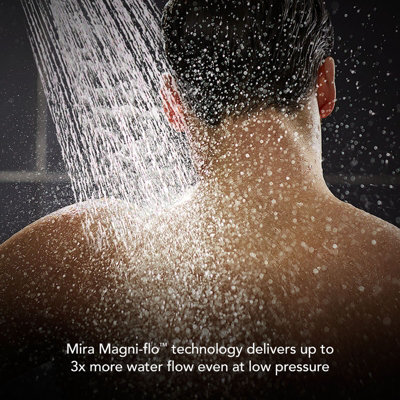 Mira Relate EV Mixer Shower Thermostatic 90mm Head Chrome Modern 2.1878.001