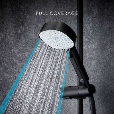 Mira Relate EV Thermostatic Bar Mixer Shower with Adjustable Handset ...