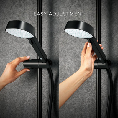 Mira Relate EV Thermostatic Bar Mixer Shower with Adjustable Handset ...