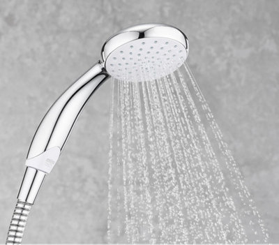 Mira Showers 90cm Nectar Eco Shower Head Slim Chrome Single Mode Rub ...