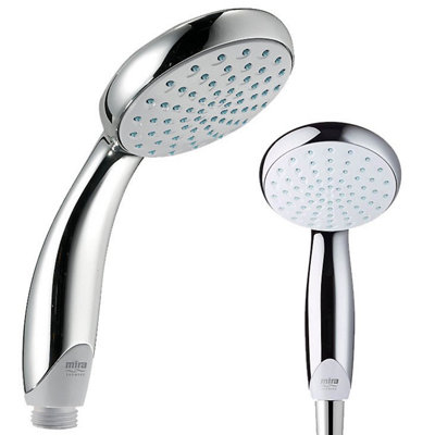 Mira Showers Nectar Eco Shower Head Slim Chrome Single Mode Rub Clean ...