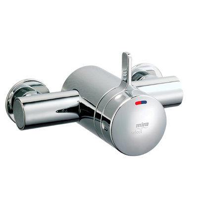 Mira Showers Select Mixer Exposed Shower Valve Chrome + Lever Handle 1. ...