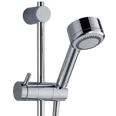 Mira Showers Silver BIV Mixer Shower Built In Recessed Valve + Riser + Head