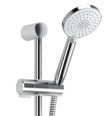 Mira Thermostatic Bar Mixer Shower Chrome Cool Touch + Riser Rail ...