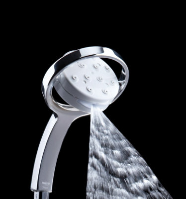 Mira Vier Digital Showerhead 360m 135mm Chrome 4 Mode Flipstream Shower ...