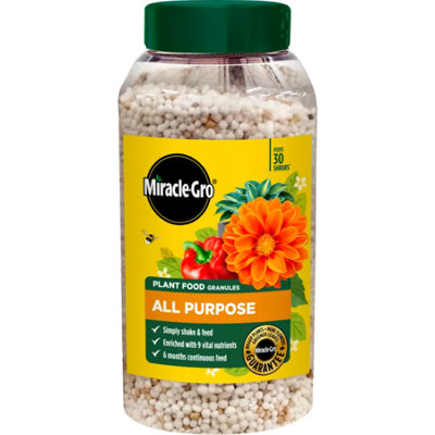 Miracle-Gro All Purpose Continuous Release Plant Food 900g Feeds Plants ...