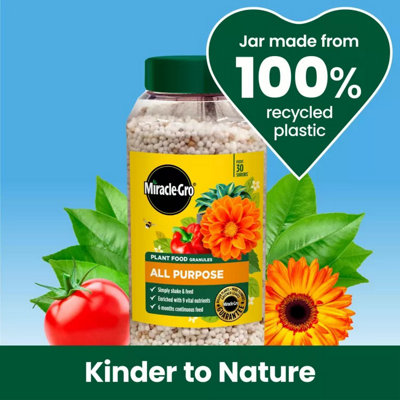 Miracle-Gro All Purpose Continuous Release Plant Food 900g Feeds Plants ...