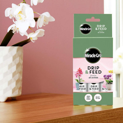 Miracle-Gro Drip & Feed Orchid Pack of 3 Easy Slow Release Plant Food ...