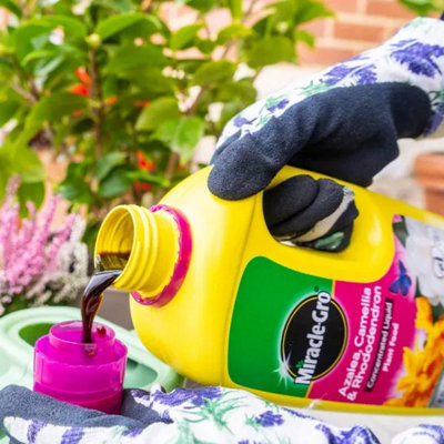Miracle Gro Ericaceous Liquid Plant Food 800ml NPK 7 3 5 Ideal for ...