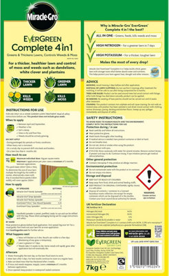 Miracle-Gro EverGreen Complete 4 in 1 - 7kg - 200m²