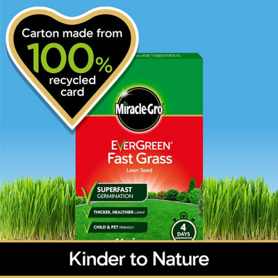 Miracle-Gro Evergreen Fast Grass Lawn Seed 1.68kg