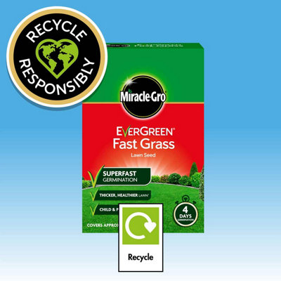 Miracle-Gro Evergreen Fast Grass Lawn Seed 1.68kg
