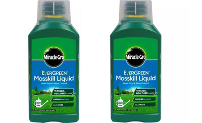 Miracle-Gro Evergreen Mosskill Liquid 1L Pack of 2