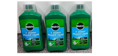Miracle-Gro Evergreen Mosskill Liquid 1L Pack of 3