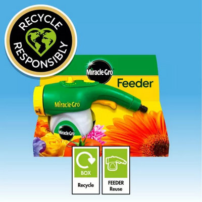 Miracle Gro Hose End Feeder with Soluble Plant Food Feeding for Flowers ...
